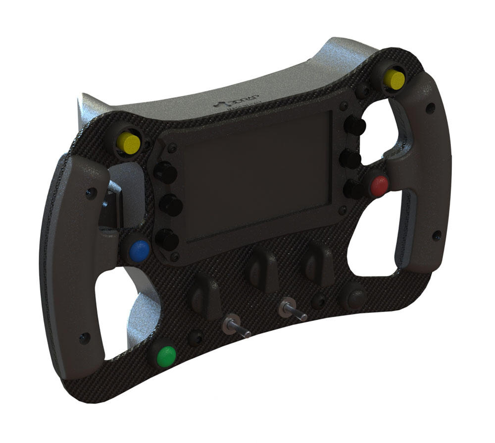 F1 Steering Wheel KIT by 3DRap – Thrustmaster Logitech and OSW adapters ...