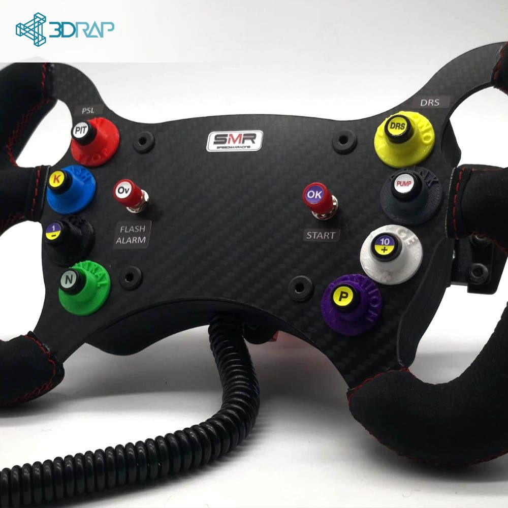 GT3 Rim AddON Carbon – Logitech Thrustmaster OSW – by SpeedMAX | 3DRap