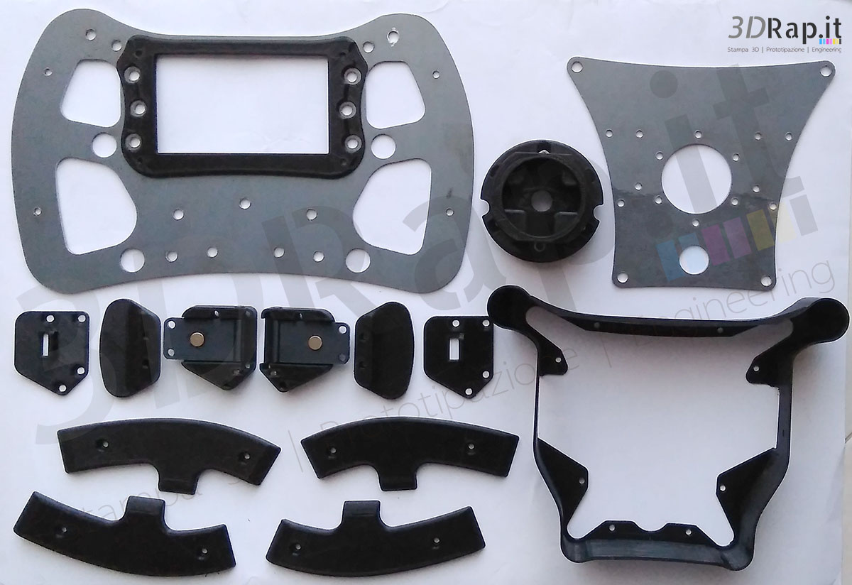 F1 Steering Wheel KIT by 3DRap – Thrustmaster Logitech and OSW adapters ...