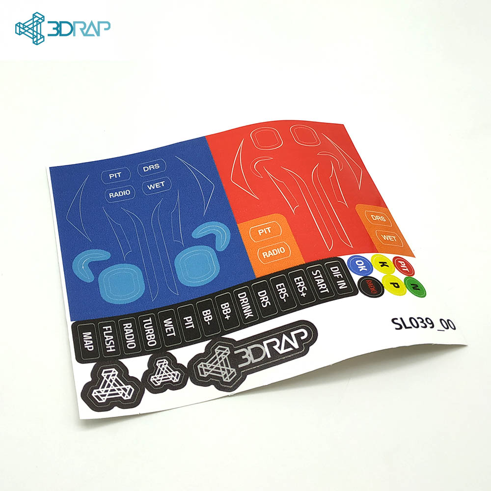 Stickers for custom Steering Wheels [3DRap Wheels for Logitech ...
