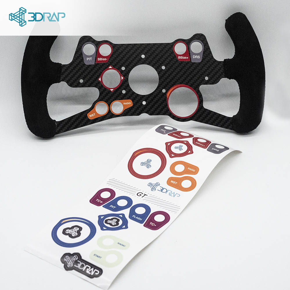 Stickers for custom Steering Wheels [3DRap Wheels for Logitech ...